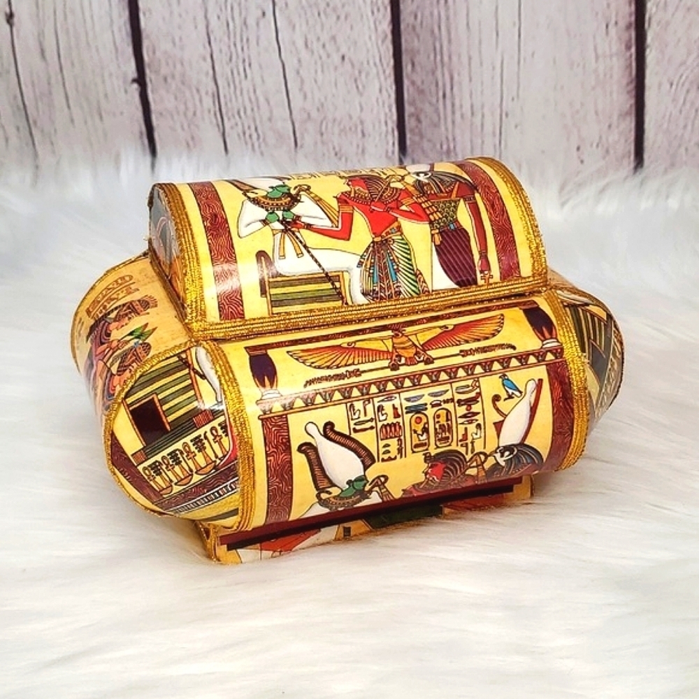 Vintage 90s Egyptian Pharaoh Cleopatra Hieroglyphics … - Gem